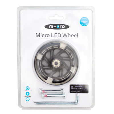 MICRO Maxi Replacement LED Scooter Wheels 120mm pair | Bayside Blades