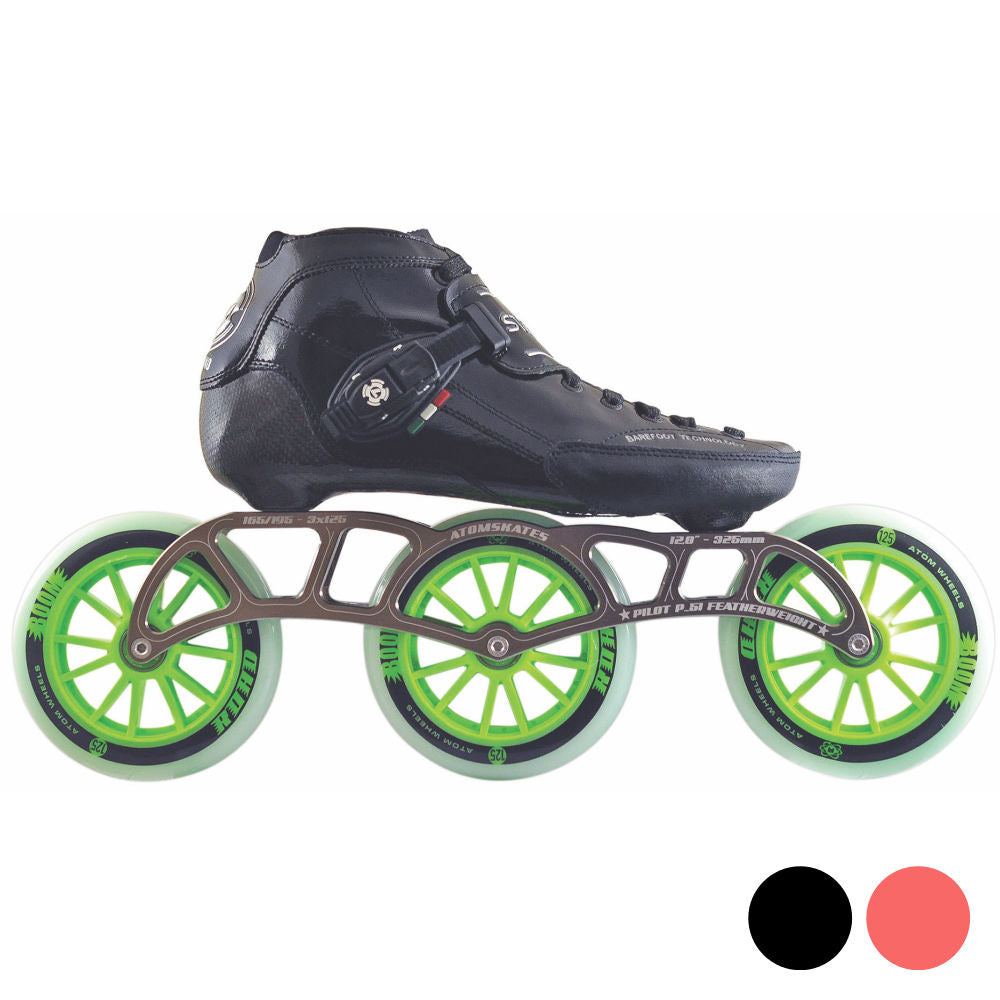 Luigino Strut Pro 3 x 125mm Inline Speed Skate Package I Bayside Blades