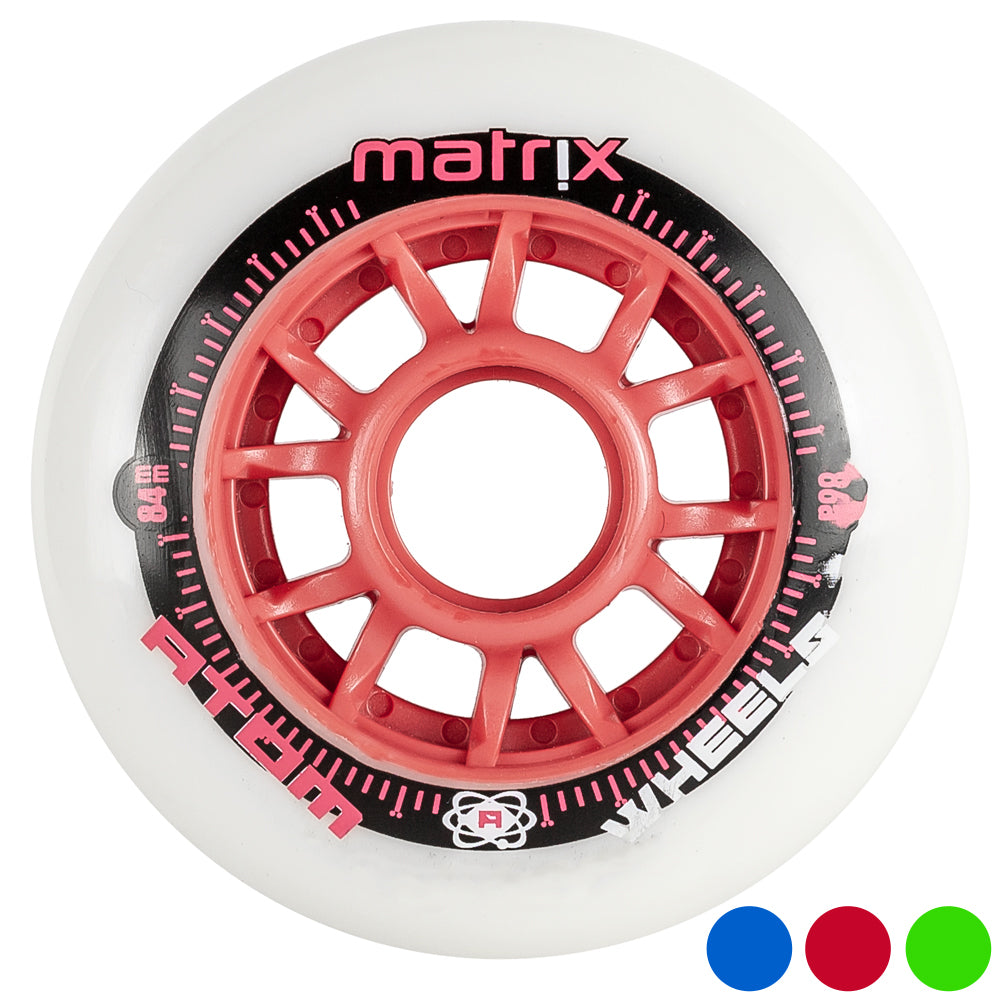 ATOM Matrix 84mm Inline Roller Speed Skate Wheel I at Bayside Blades