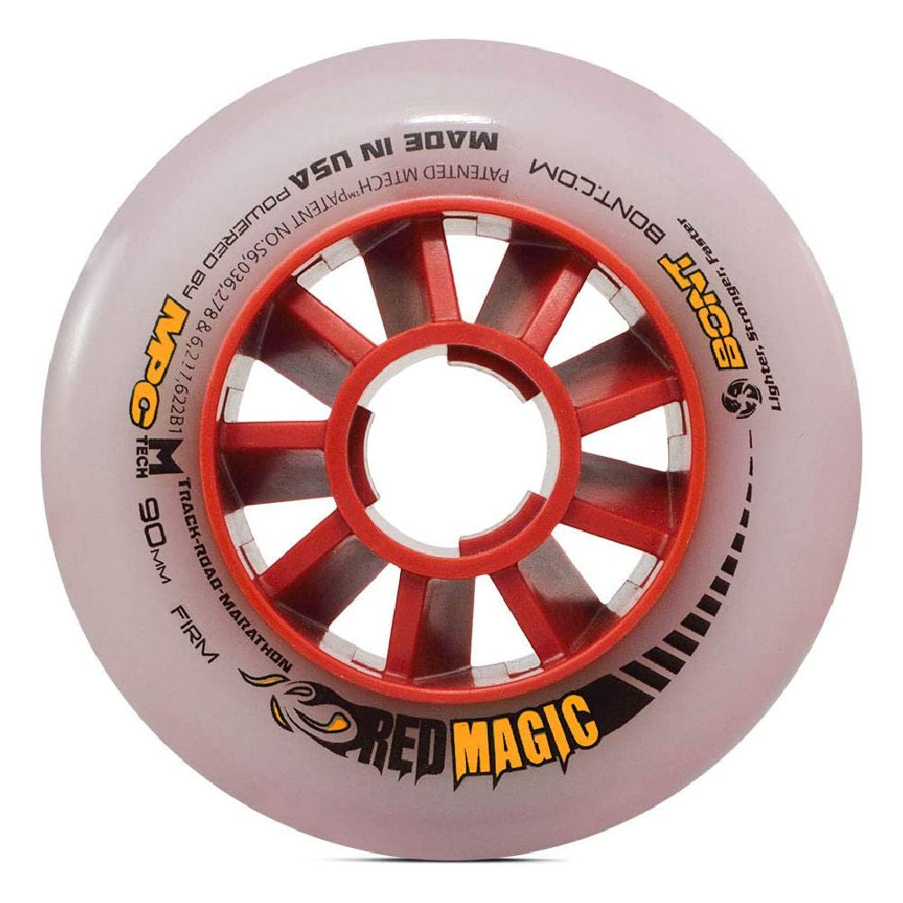 BONT Red Magic 90mm Inline Race Wheel | Bayside Blades est. 2003