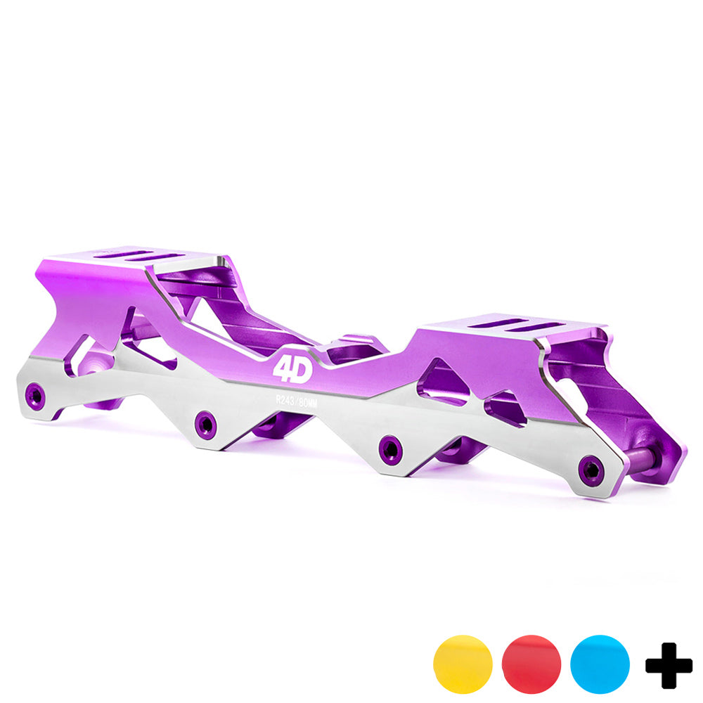 FR 4D Rockered Inline Skate Frame | Bayside Blades