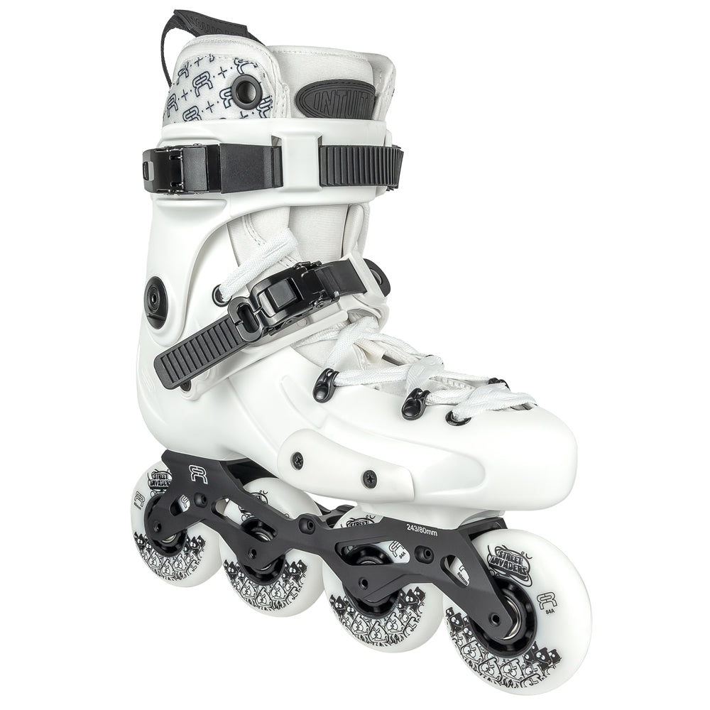 FR FR1 Deluxe Intuition 80mm Inline Skate White | Bayside Blades