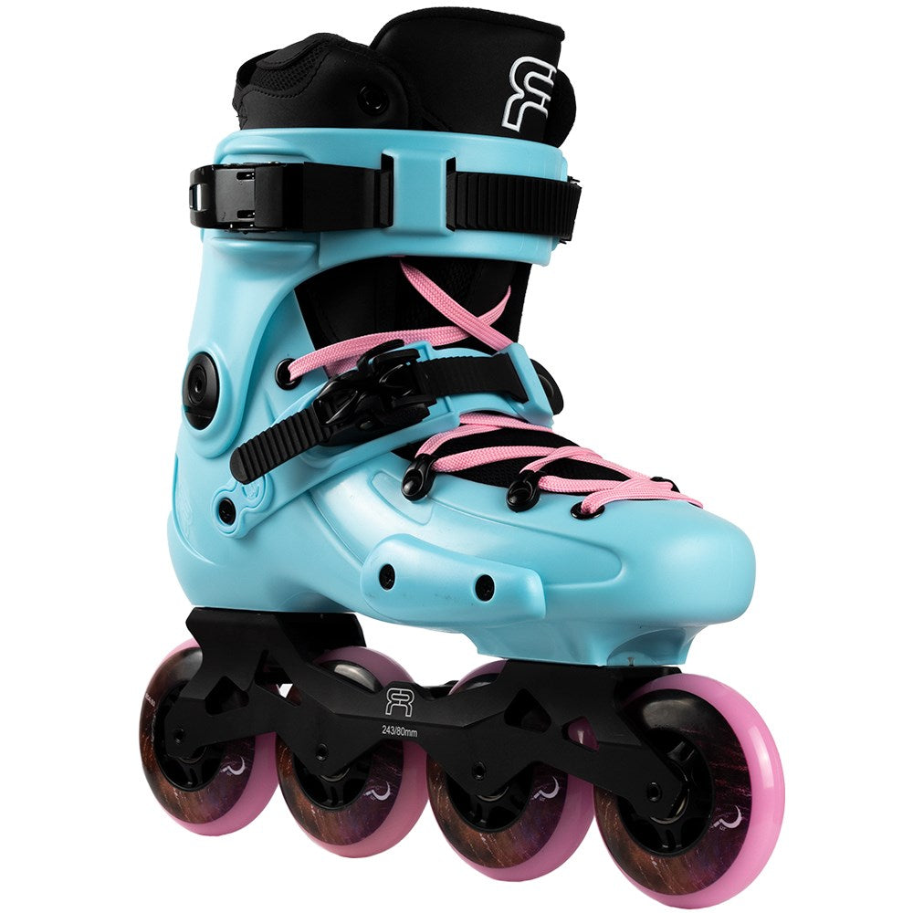 FR1 Nebula Light Blue Custom Inline Skate | Bayside Blades