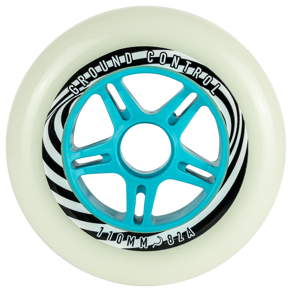 Ground Control Inline Glow Wheel 110mm - 6 Pack | Bayside Blades