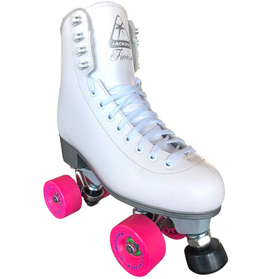 Jackson Finesse White Roller Skate Boxer Wheels | Bayside Blades