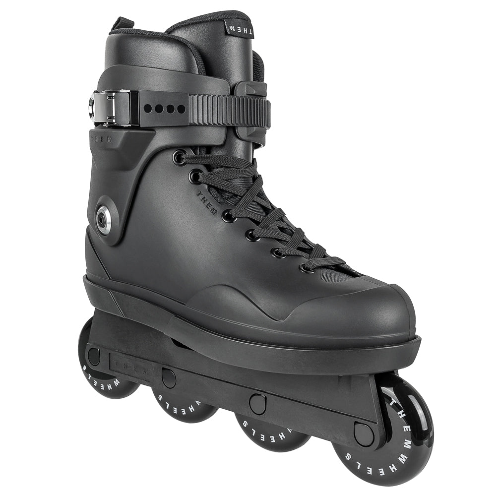 Them 80's Black Inline Skate I @ Bayside Blades